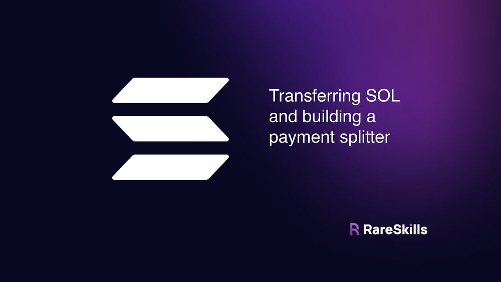 Transferring SOL and building a payment splitter: “msg.value” in Solana ...